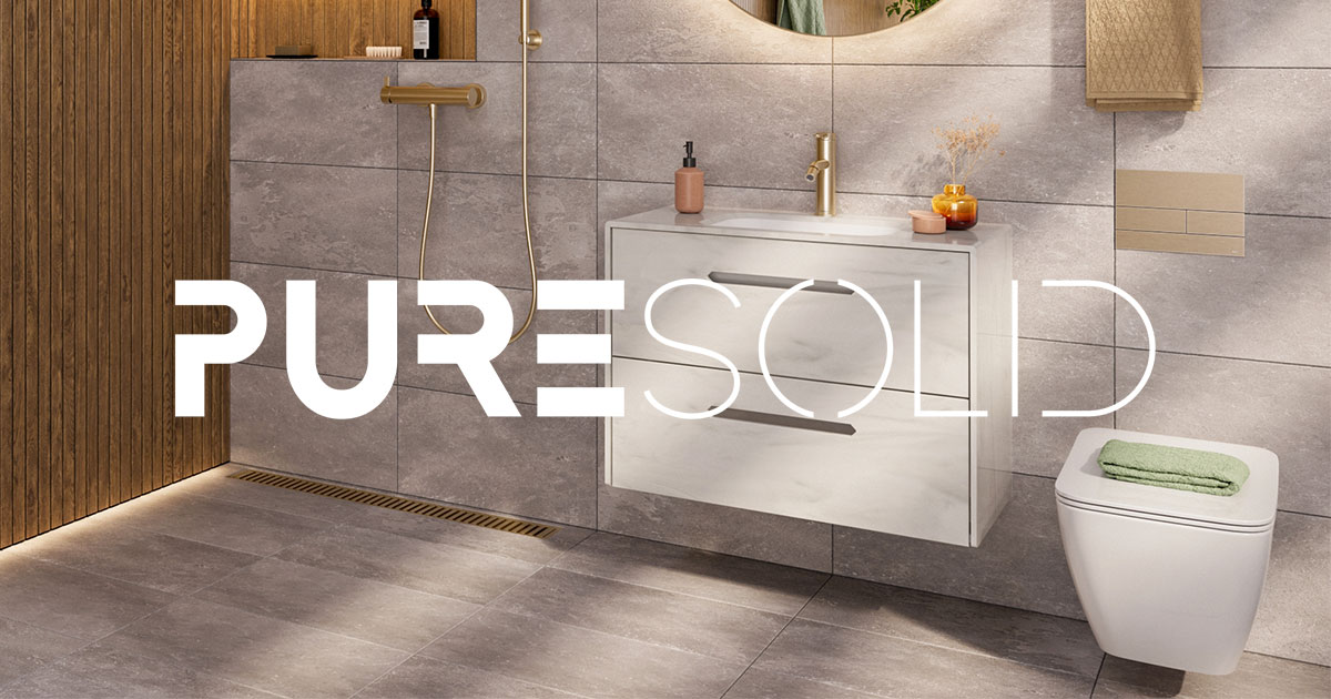 PureSolid - Vedenpitävät kylpyhuone­kalusteet